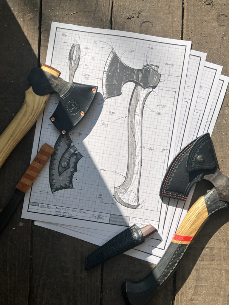 Axe Anatomy Poster (A3) – Soulwood Creations